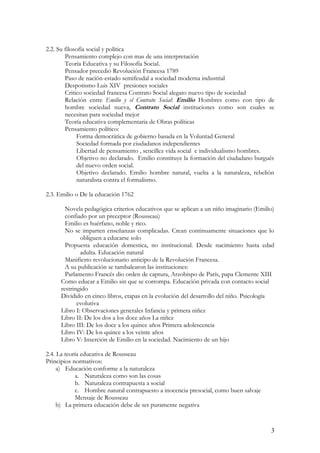 Esquema rousseau | DOC