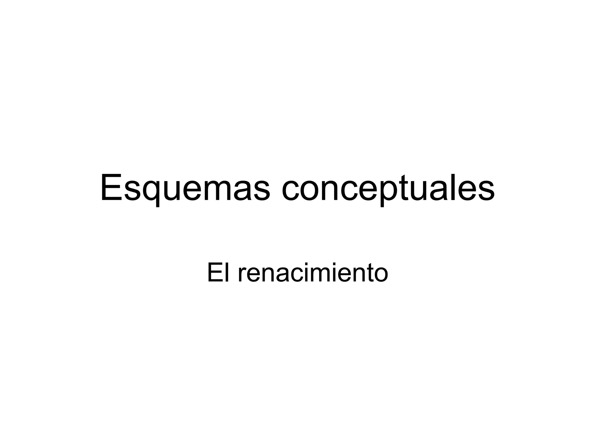 Esquemas Conceptuales | PPT
