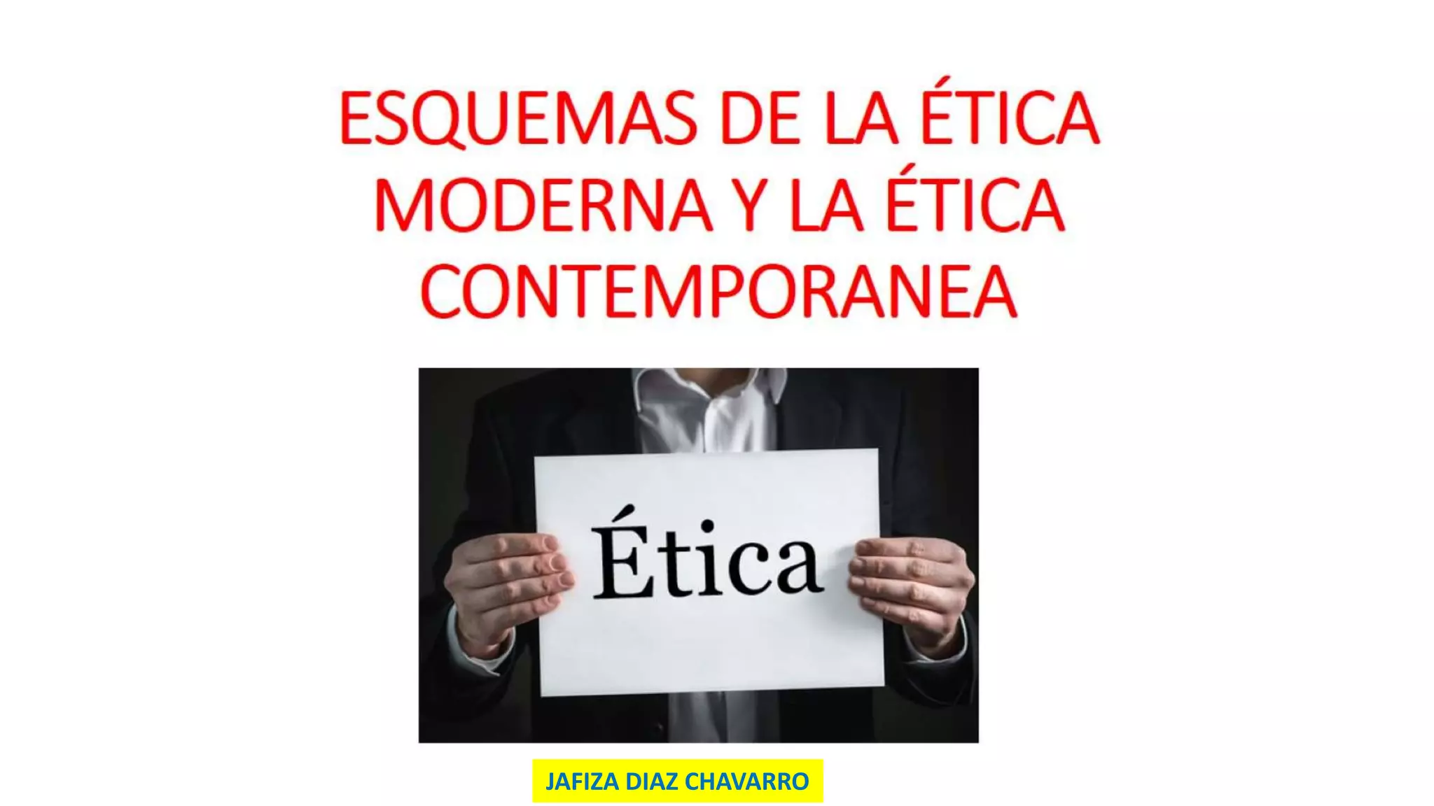 Esquemas Ética moderna y contemporánea final | PPT