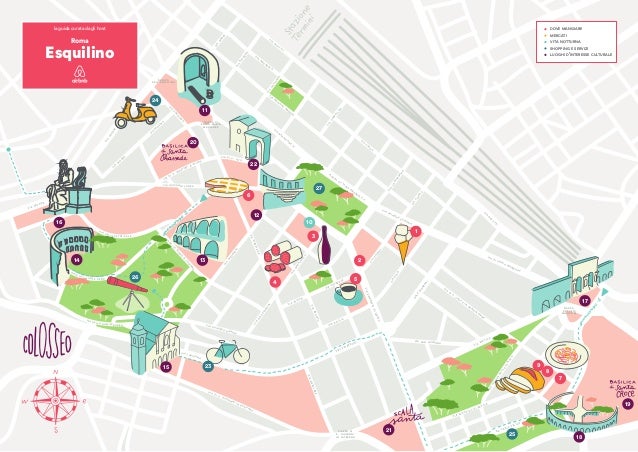 Roma - Mappa Esquilino - Airbnb