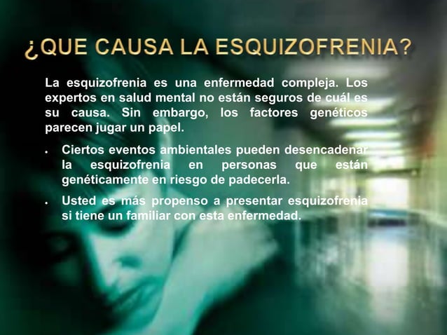 Esquizofrenia diapositivas | PPT