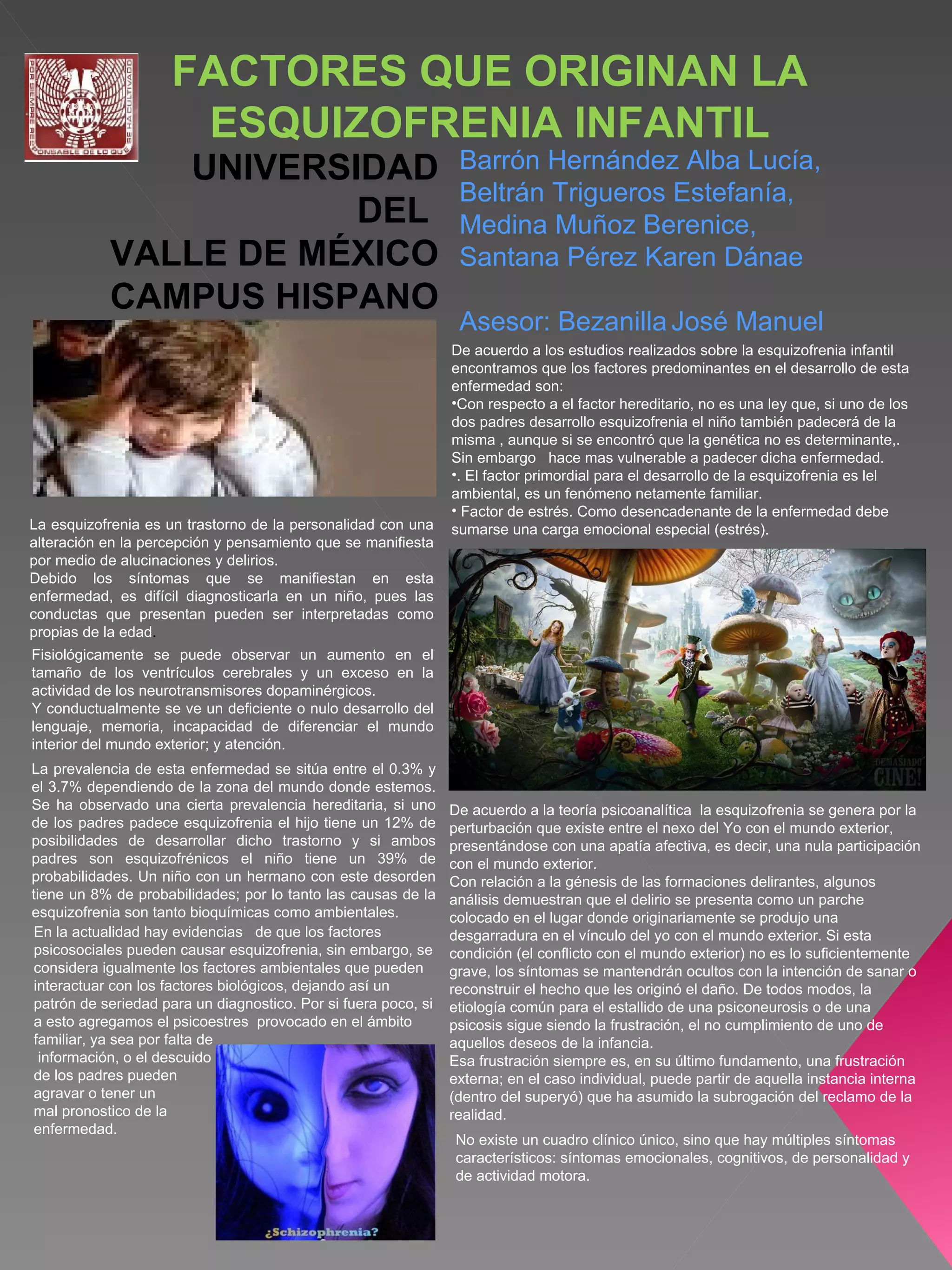 Esquizofrenia infantil | PDF
