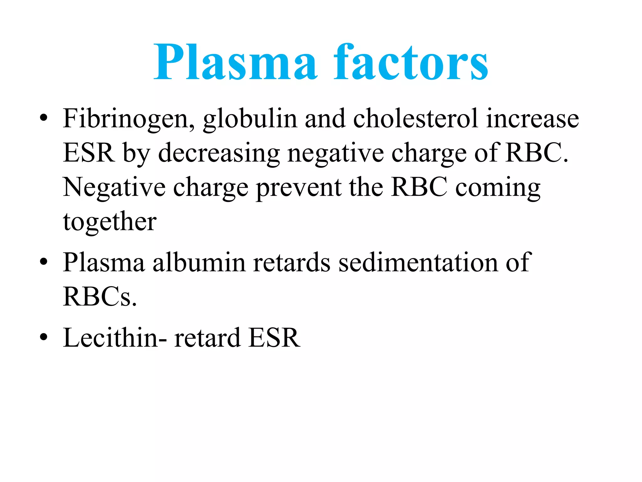 Erythrocyte Sedimentation Rate | PPTX