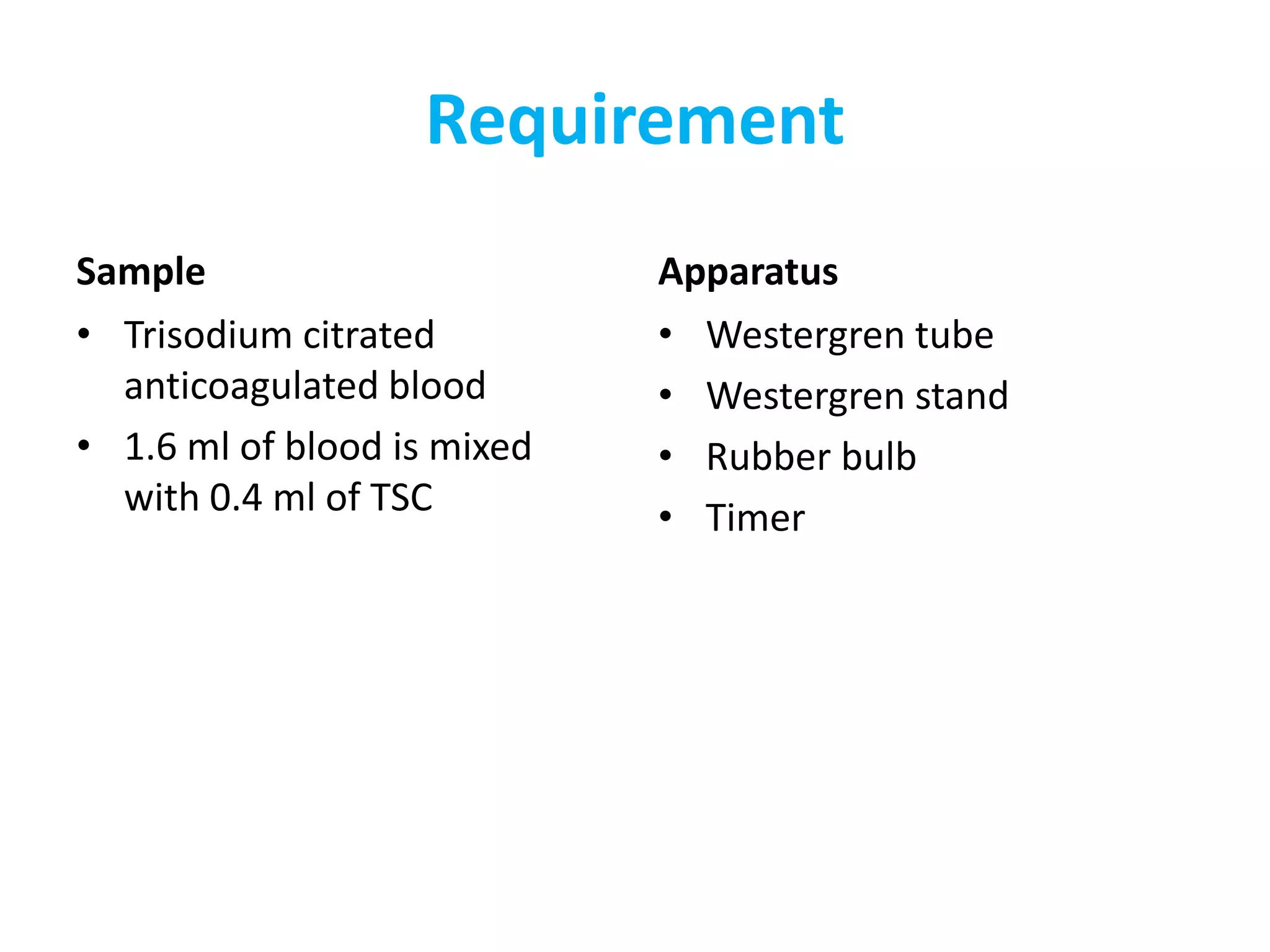 Erythrocyte Sedimentation Rate | PPTX