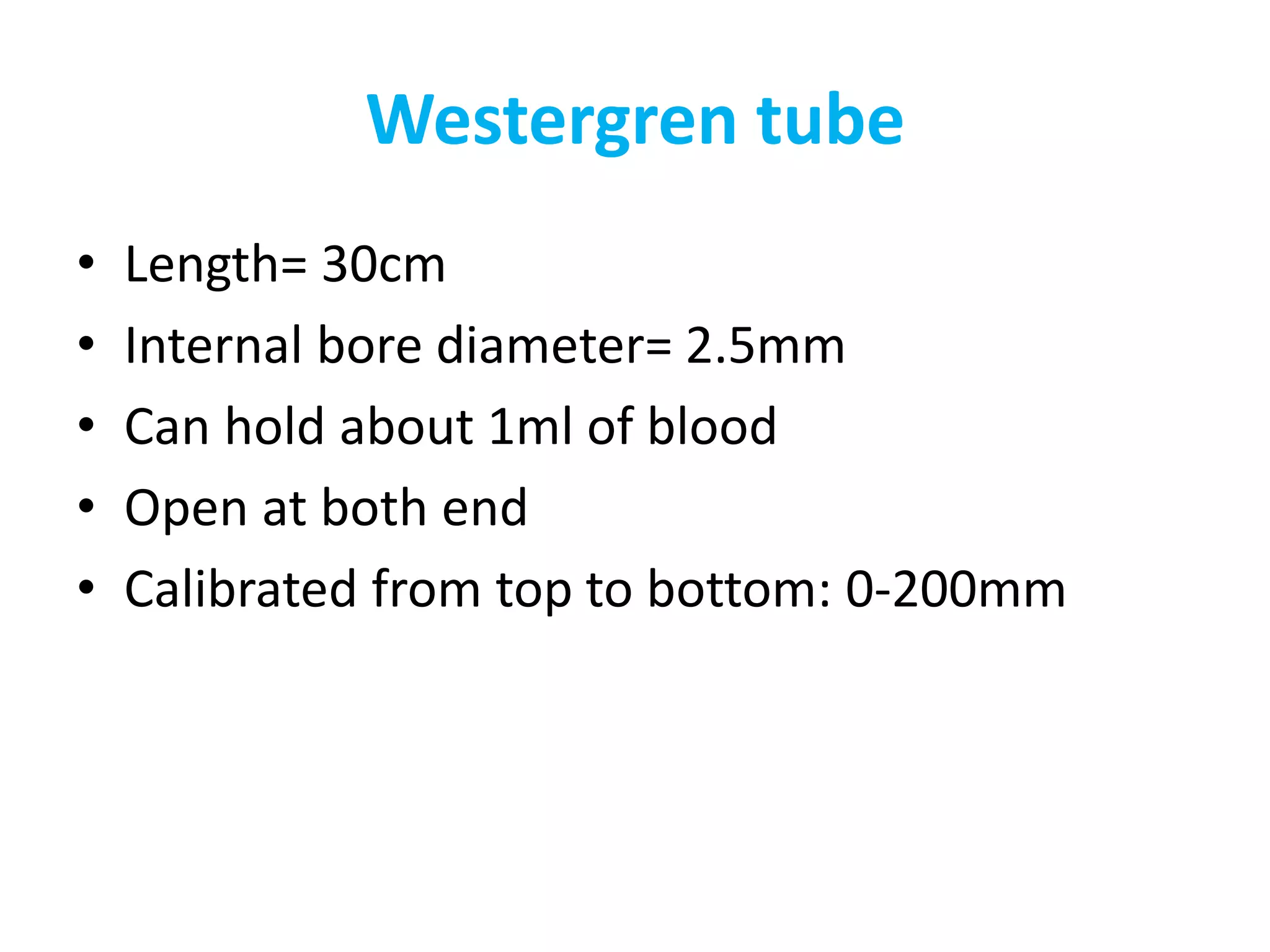 Erythrocyte Sedimentation Rate | PPTX