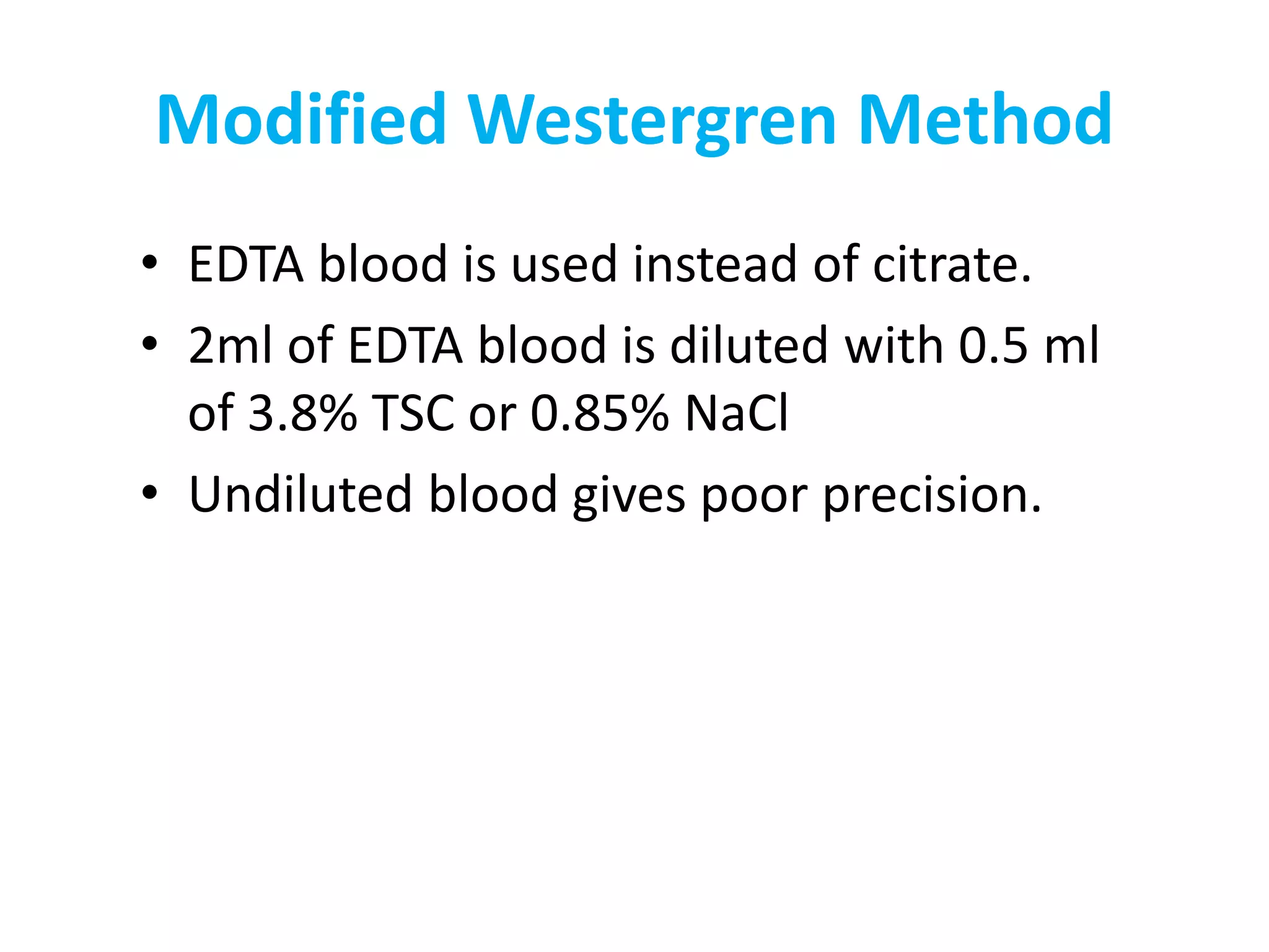 Erythrocyte Sedimentation Rate | PPTX
