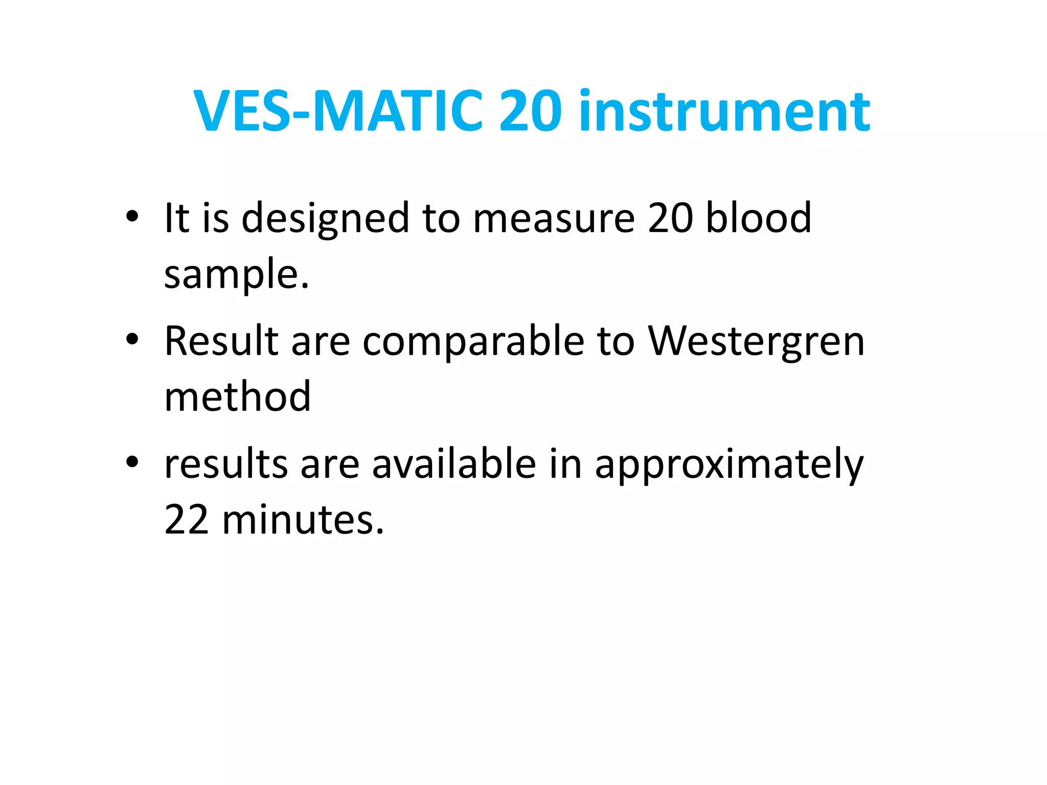 Erythrocyte Sedimentation Rate | PPTX