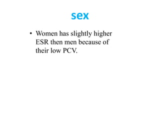 Erythrocyte Sedimentation Rate | PPTX