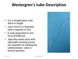 Erythrocyte Sedimentation Rate (ESR) | PPTX | Blood Disorders ...