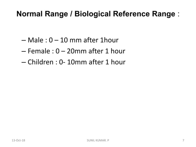 Erythrocyte Sedimentation Rate (ESR) | PPTX | Blood Disorders ...