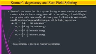 Electron Spin Resonance Spectroscopy | PPTX