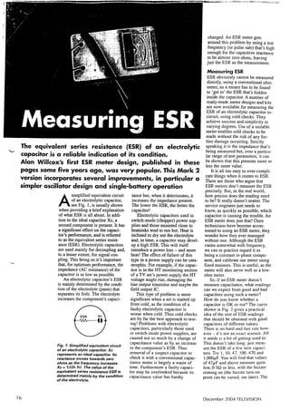 Esr capacitor-meter-project | PDF