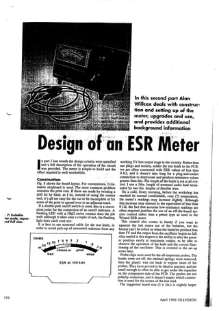 Esr capacitor-meter-project | PDF