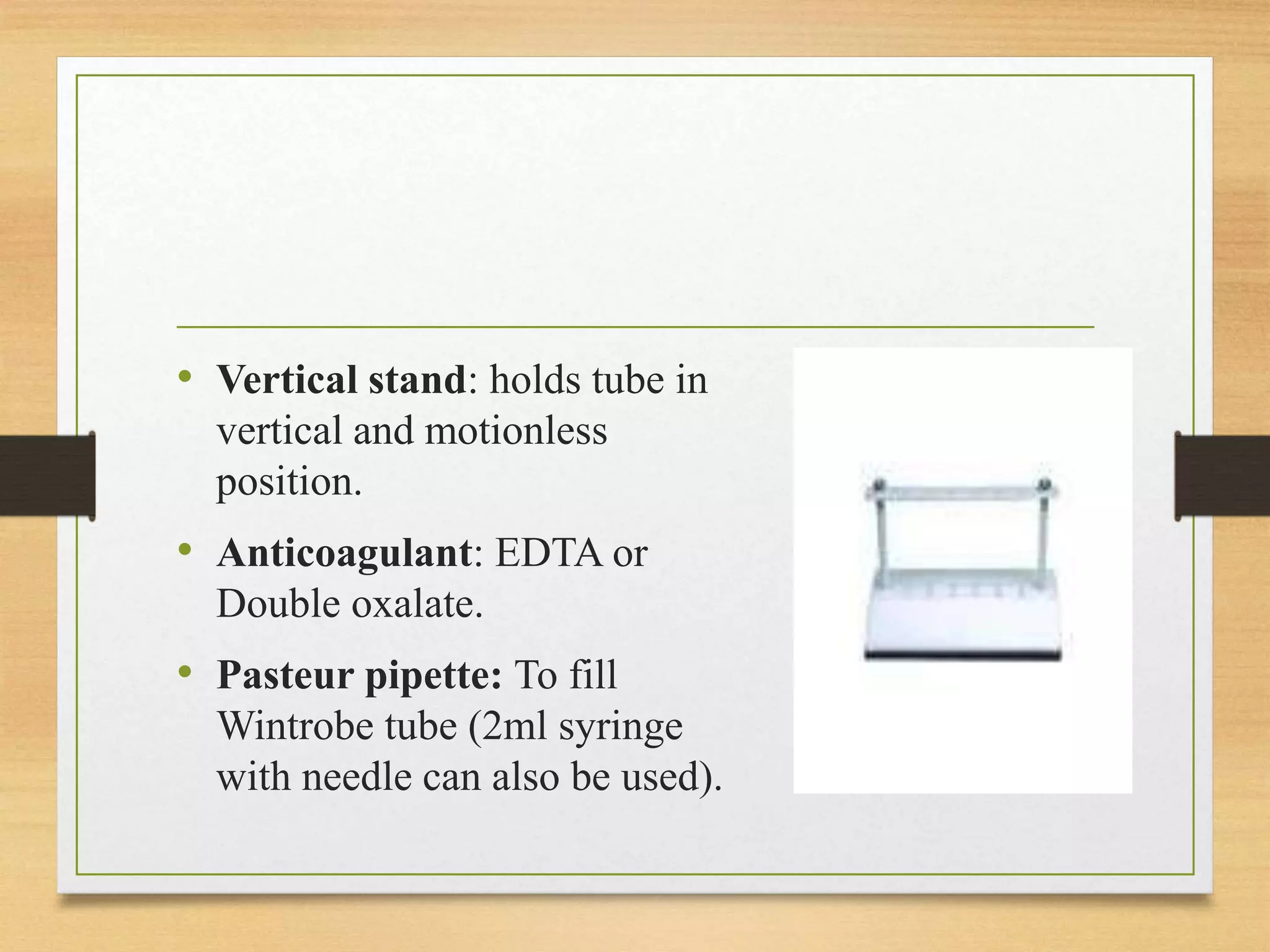 Esr method, principle and interpretation | PPTX