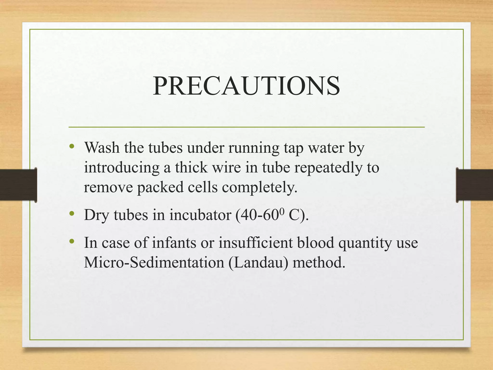 Esr method, principle and interpretation | PPTX