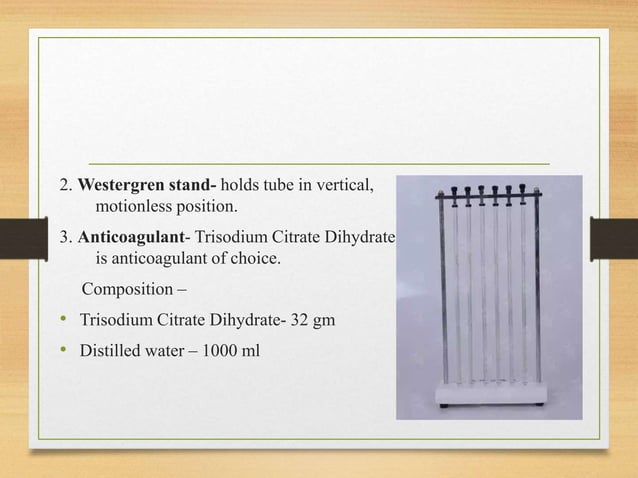 Esr method, principle and interpretation | PPTX