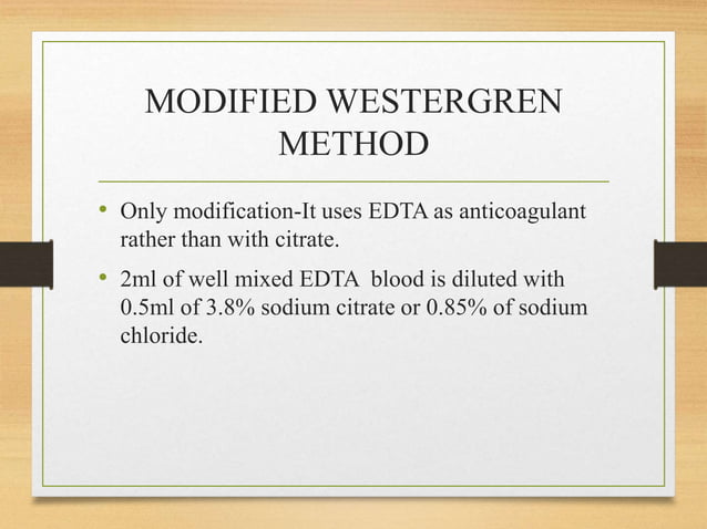 Esr method, principle and interpretation | PPTX