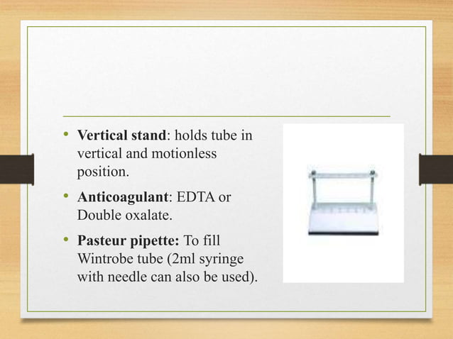 Esr method, principle and interpretation | PPTX
