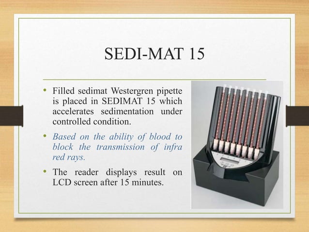 Esr method, principle and interpretation