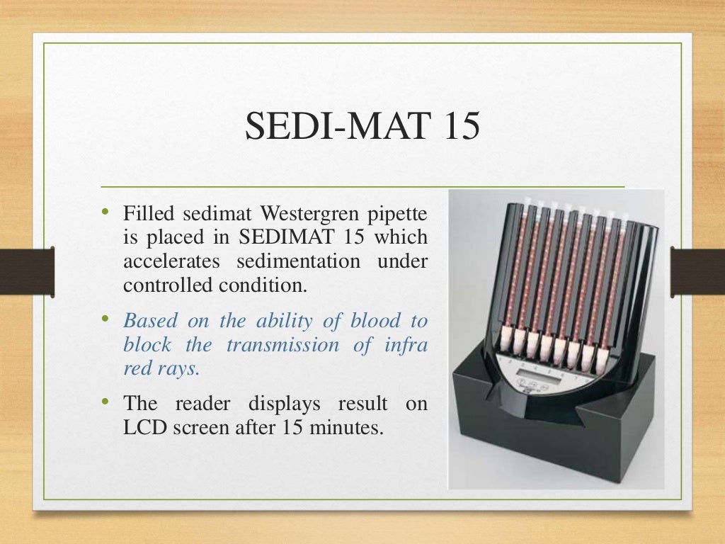 Esr Method Principle And Interpretation
