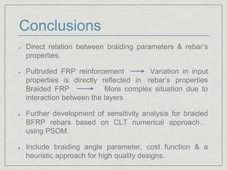 "Reliability assessment of braided FRP reinforcement for concrete ...