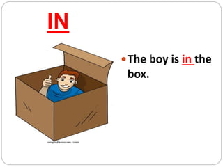 prepositions of place | PPT