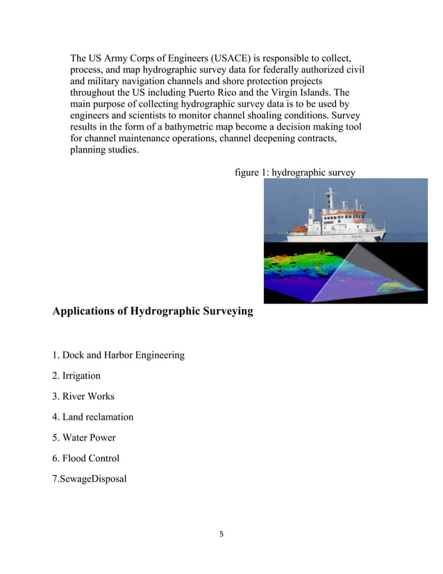 Reconnaissance for Hydrographic Survey Project | PDF | Geography | Science