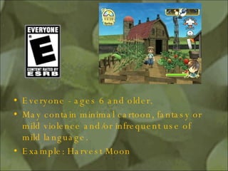 Esrb Instruction | PPT