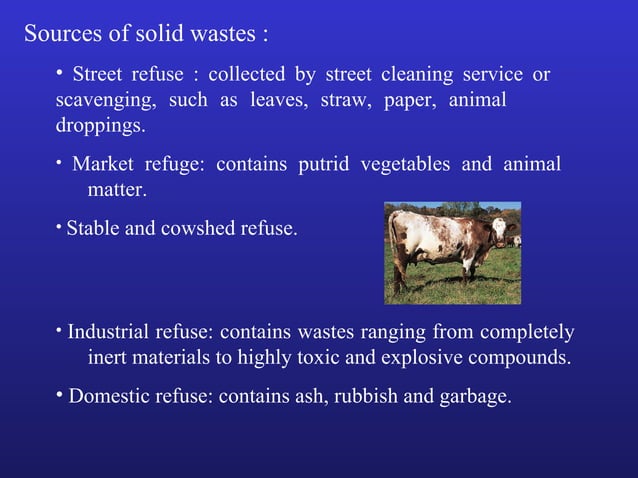 EXCRETA, SEWAGE, REFUSE DISPOSAL | PPT