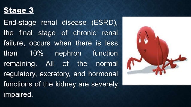 End stage renal disease and its management | PPTX | Heart and ...