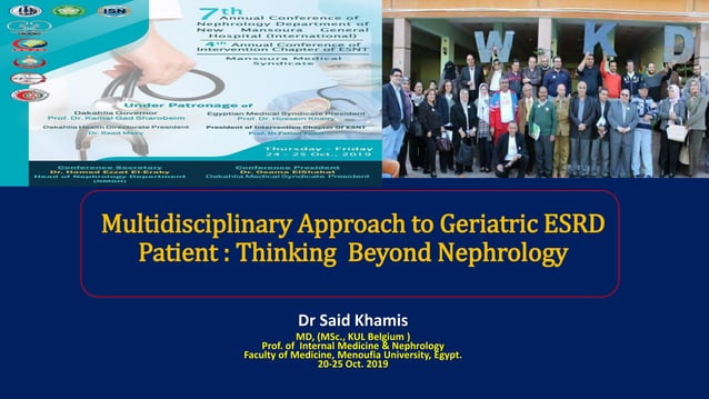 Esrd in elderly patients 2019 latest | PPT
