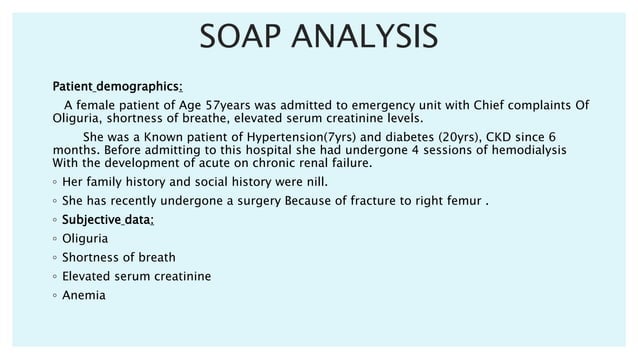 Case presentation on ESRD | PPTX