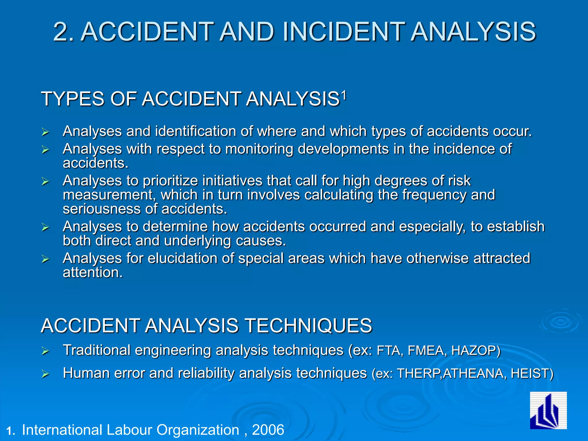 Method for accident and incident analysis | PPT