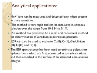 ESR | PPT | Physics | Science
