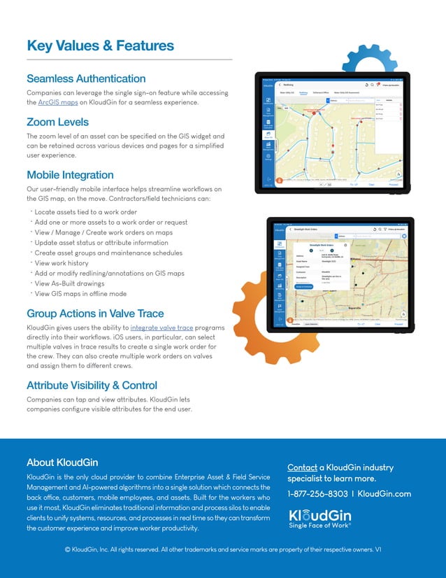 Esri ArcGIS Integration for Enterprise Asset Management | KloudGin | PDF