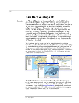 Esri data-and-maps | PDF
