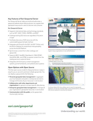 Esri Geoportal Server | PDF
