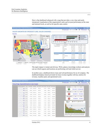 Esri Location Analytics for Business Intelligence | PDF