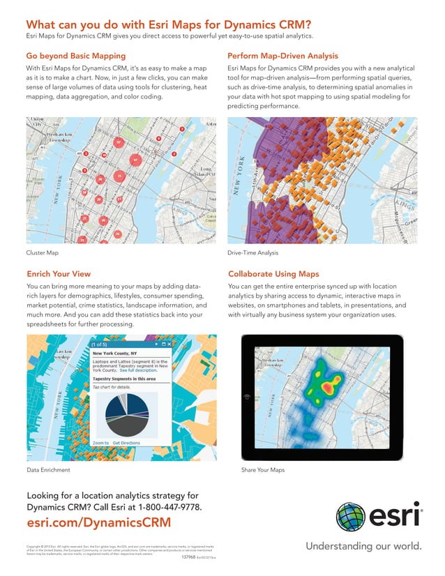 Esri Maps for Dynamics CRM | PDF