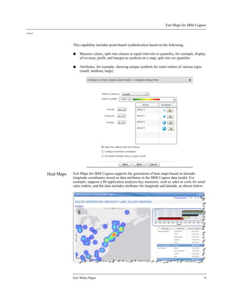 Esri Maps for IBM Cognos | PDF | Web Development | Internet