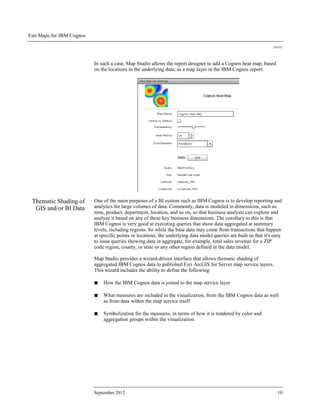 Esri Maps for IBM Cognos | PDF | Web Development | Internet