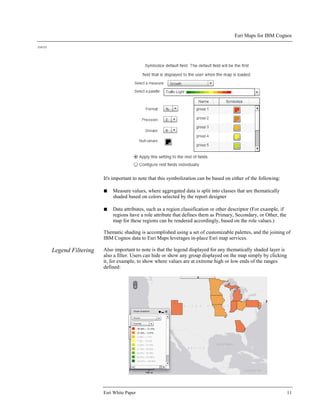 Esri Maps for IBM Cognos | PDF | Web Development | Internet