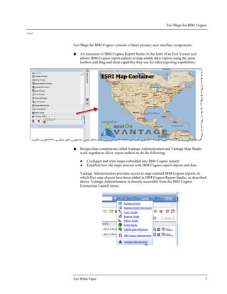 Esri Maps for IBM Cognos | PDF | Web Development | Internet