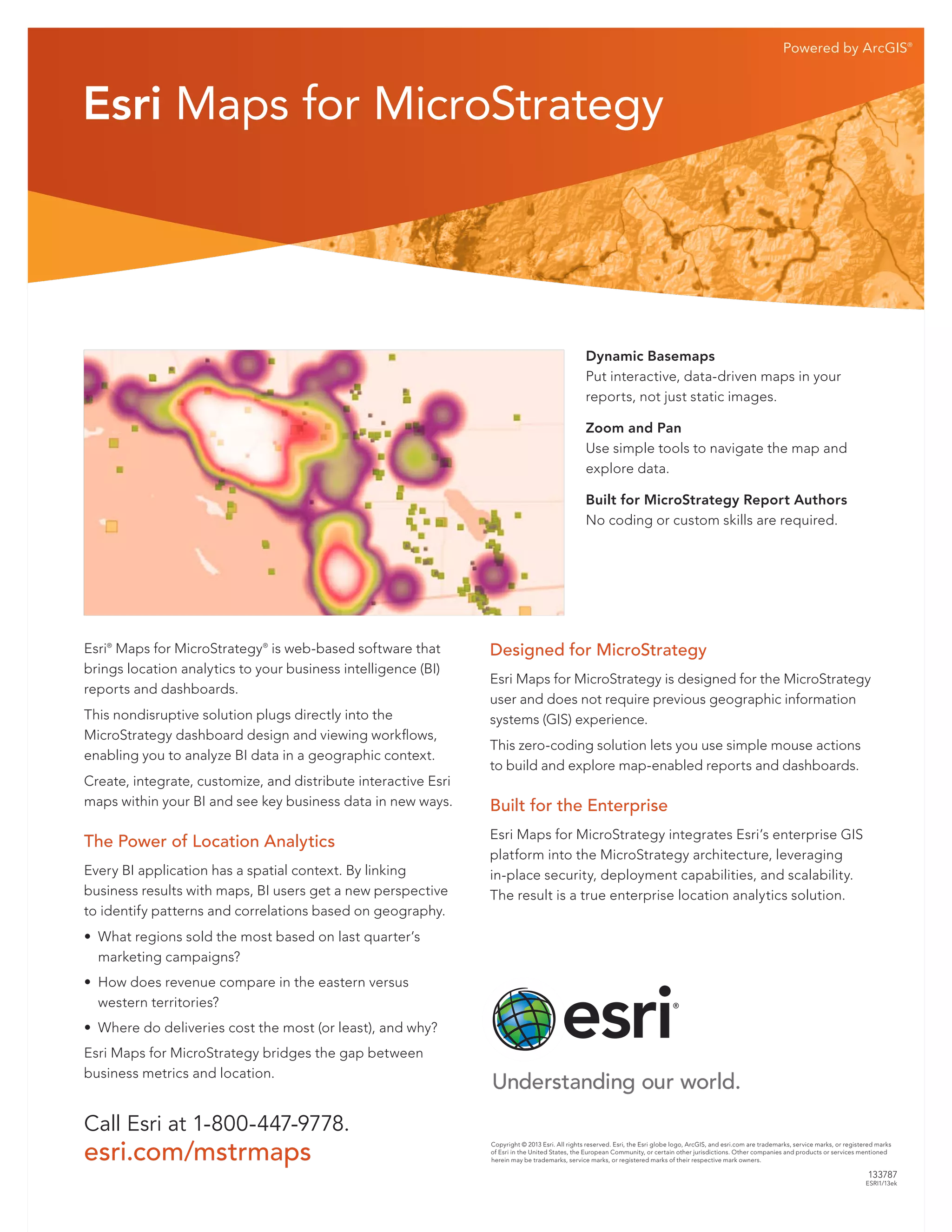 Esri Maps for MicroStrategy | PDF | Business | Business and Finance