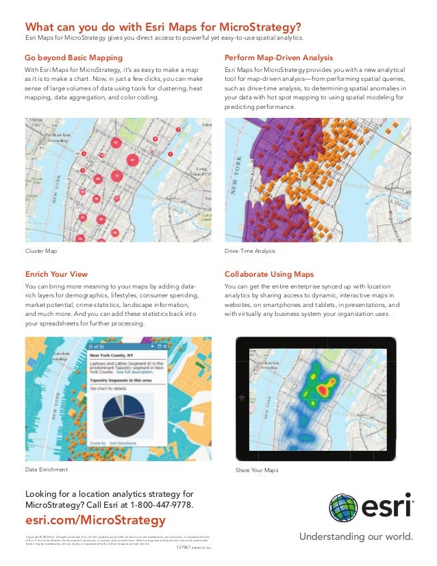 Esri Maps for MicroStrategy