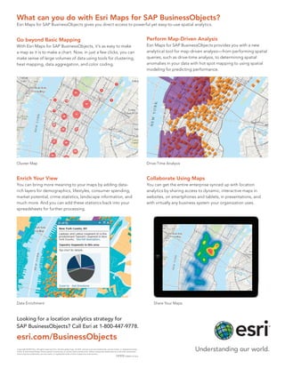 Esri Maps for SAP BusinessObjects | PDF