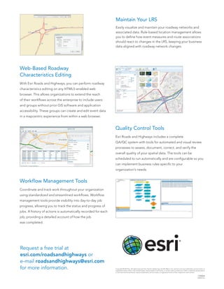 Esri Roads and Highways | PDF