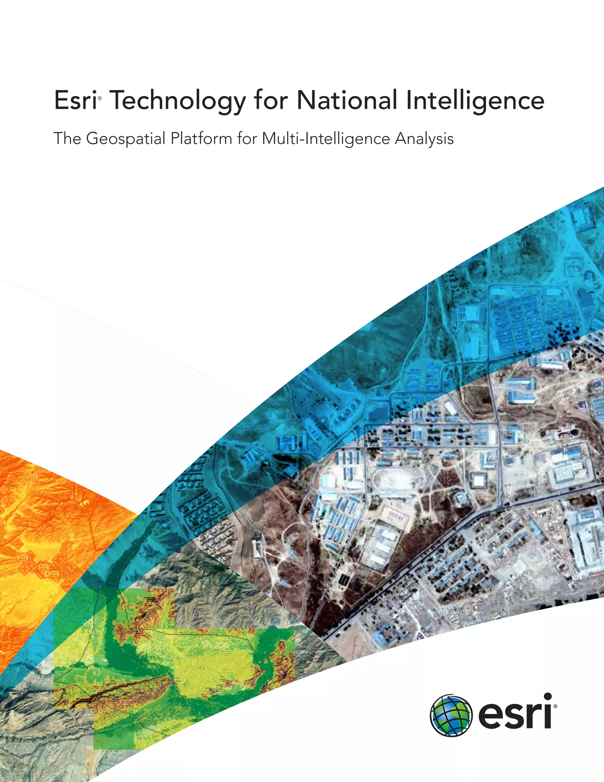 Esri Technology for National Intelligence | PDF