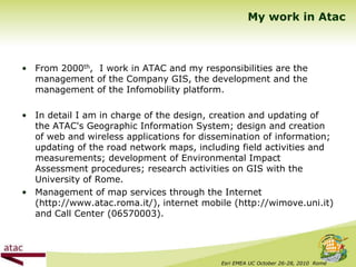 Esri Atac GIS | PPTX