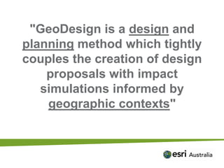 GeoDesign for Collaborative Planning | PPTX | Environment | Science